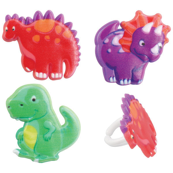 Decopac Dino Pals Rings (6-Pk) - CuteKidStuff.com