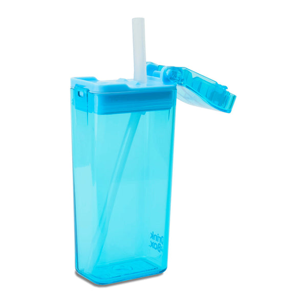 Drink-in-the-Box 12oz Reusable Drink Box (V3): Blue - CuteKidStuff.com